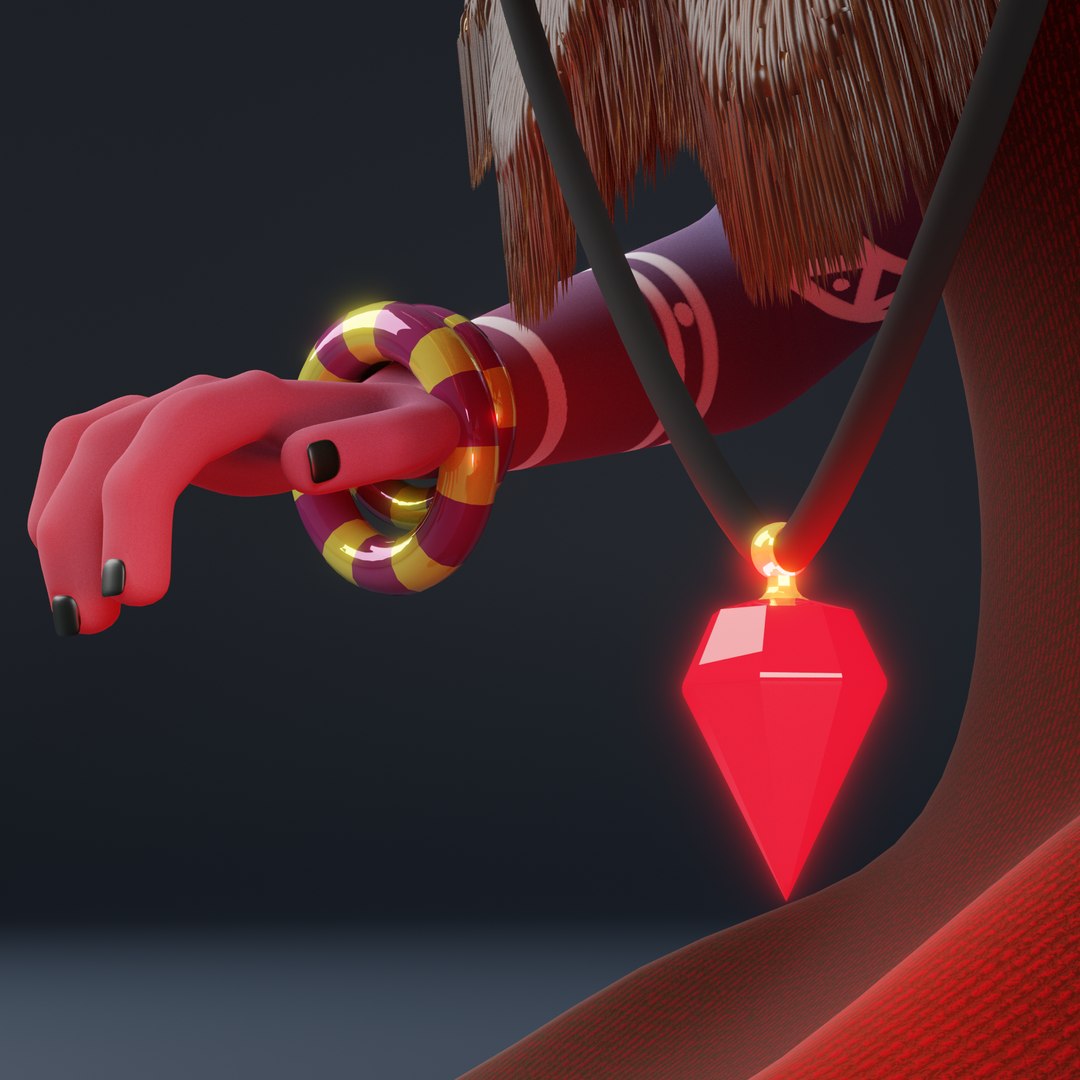 3D Model Shaman The Firemaker Character PBR Low-poly Low-poly 3D Model ...