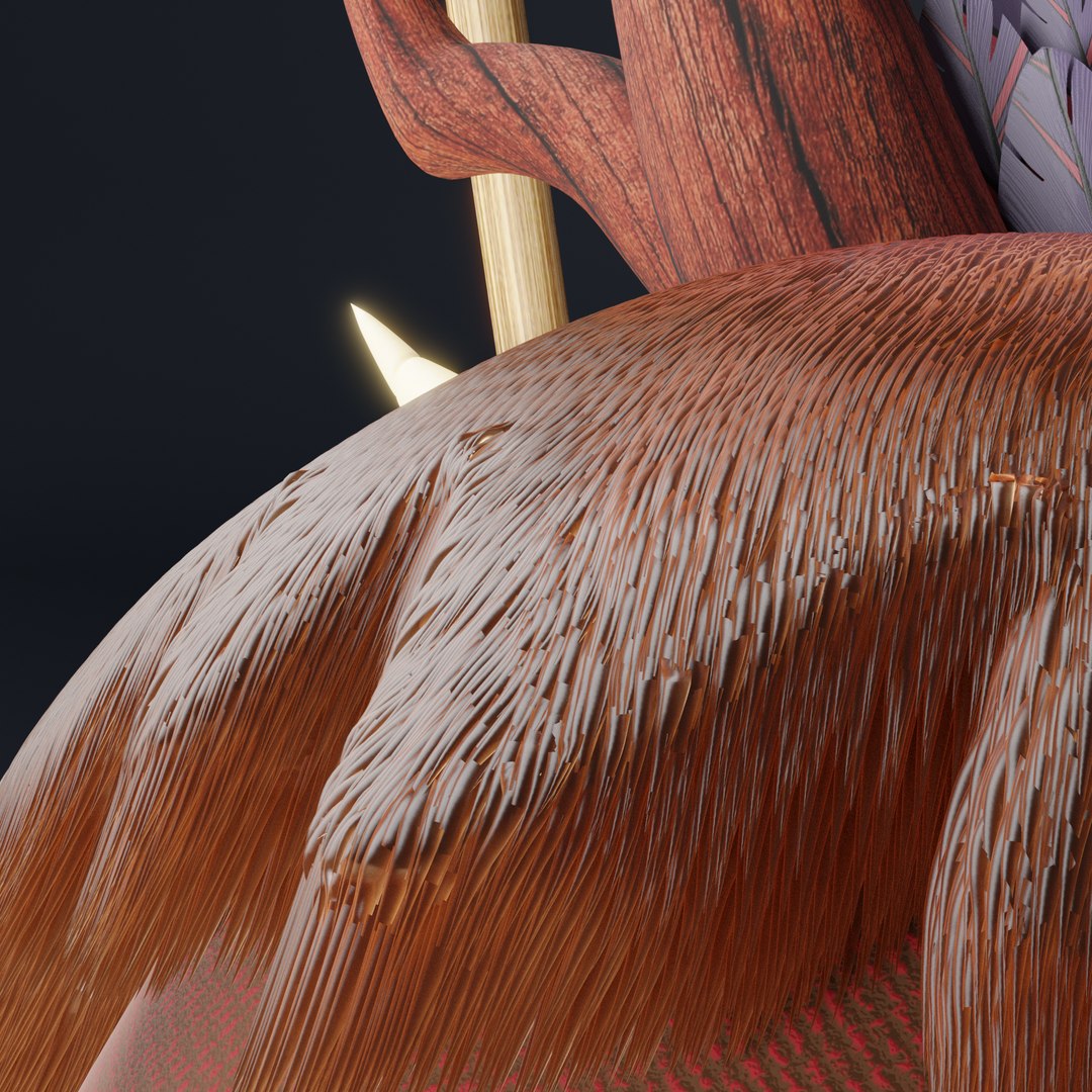 3D Model Shaman The Firemaker Character PBR Low-poly Low-poly 3D Model ...