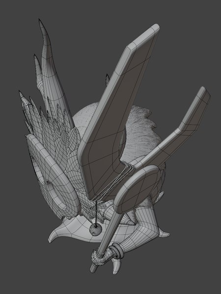 3D model Shaman the Firemaker character PBR low-poly Low-poly 3D model ...