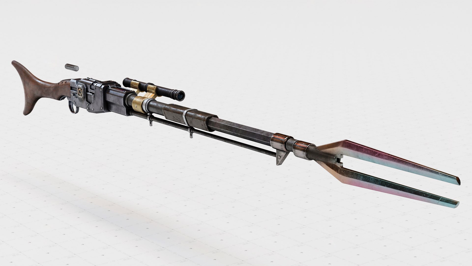 Mandalorian Amban Rifle - Model - TurboSquid 1589359