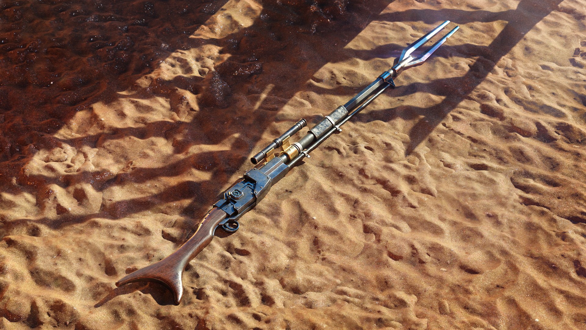 Mandalorian Amban Rifle - Model - TurboSquid 1589359