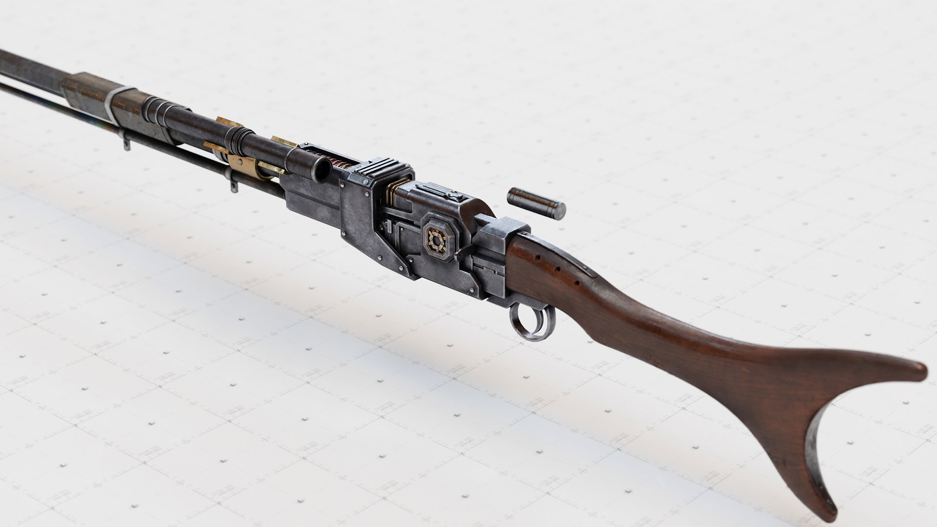 Mandalorian Amban Rifle - Model - TurboSquid 1589359