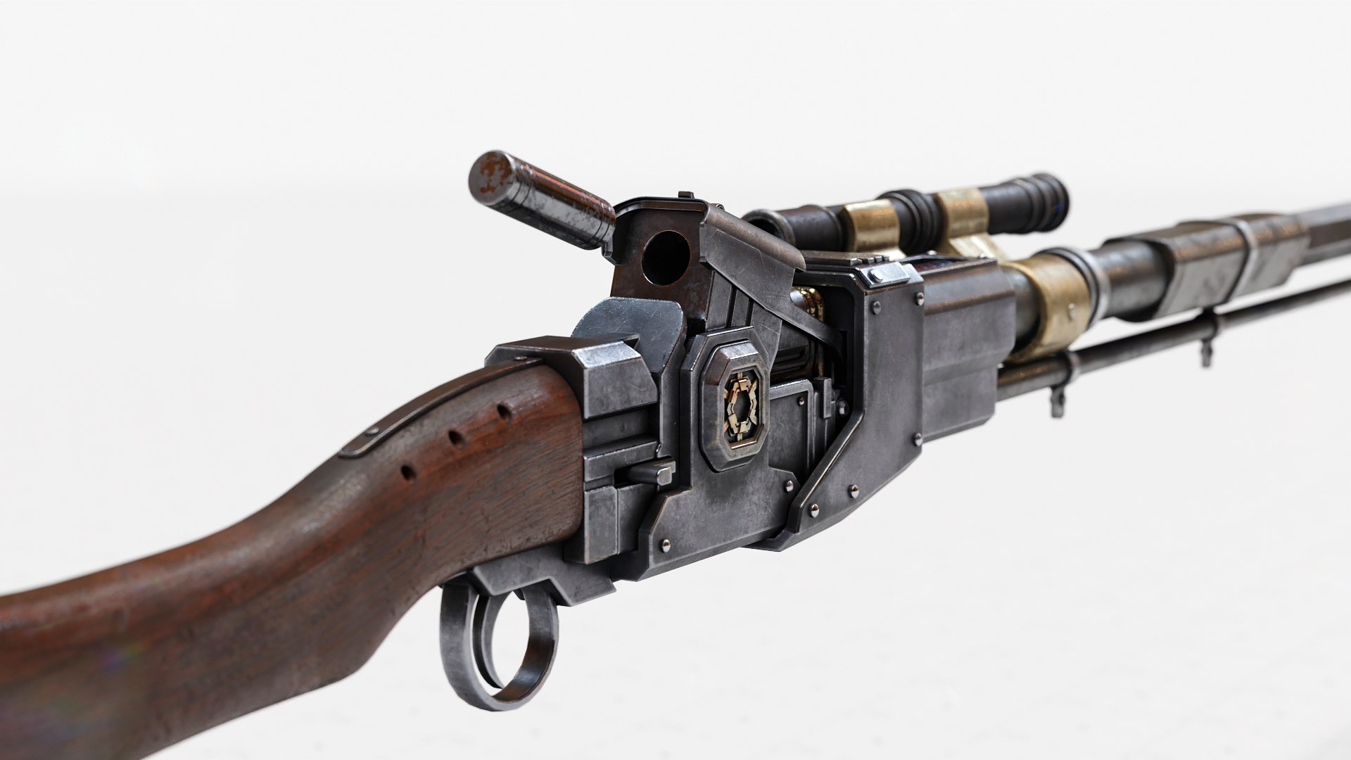 Mandalorian Amban Rifle - Model - TurboSquid 1589359