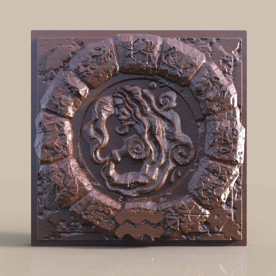 3d Aquarius Model