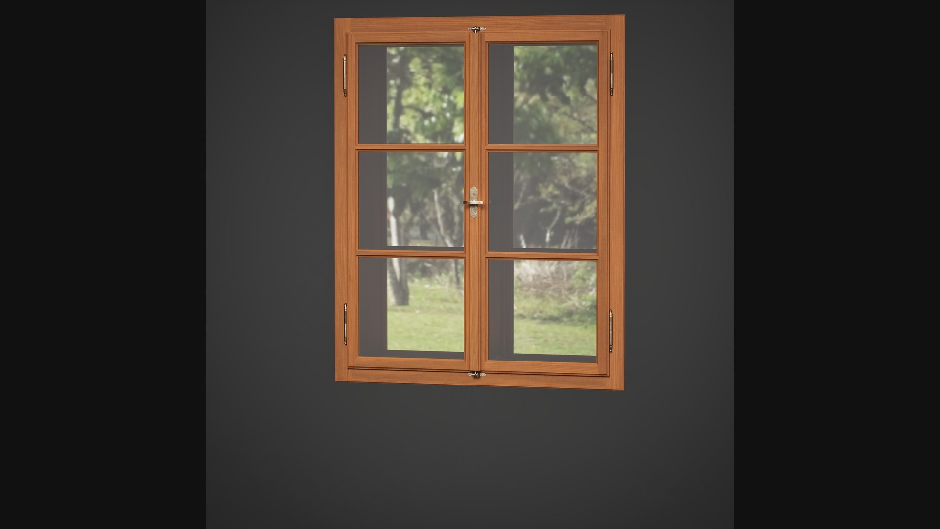 3D Wood Window 4 - TurboSquid 2163502