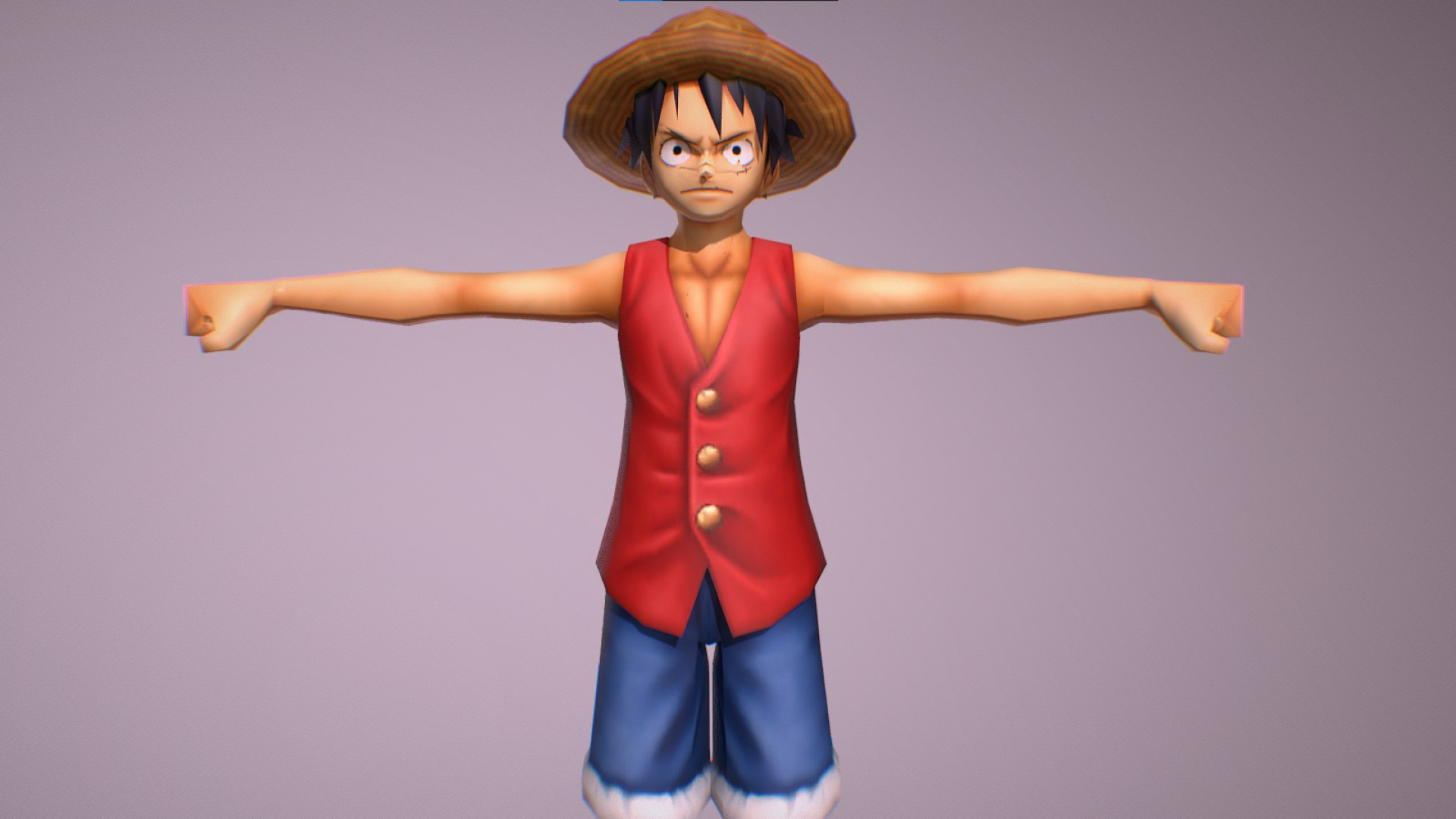 Monkey D. Ruffy – One Piece Bounty Rush 3D-Modell - TurboSquid 2293908