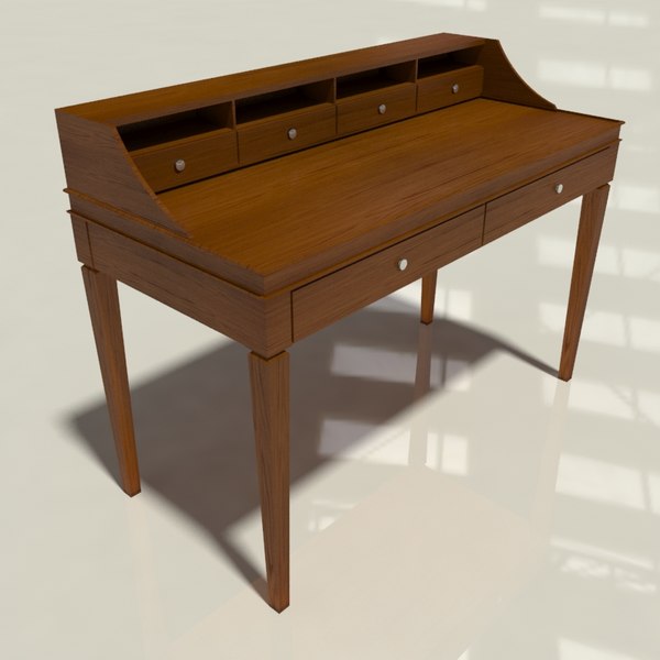3d model office desk