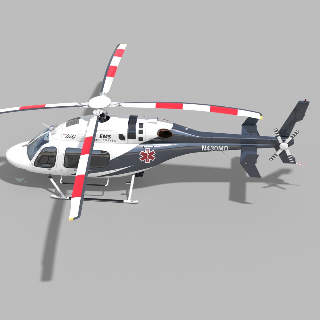 3d Model Bell 429 Ems