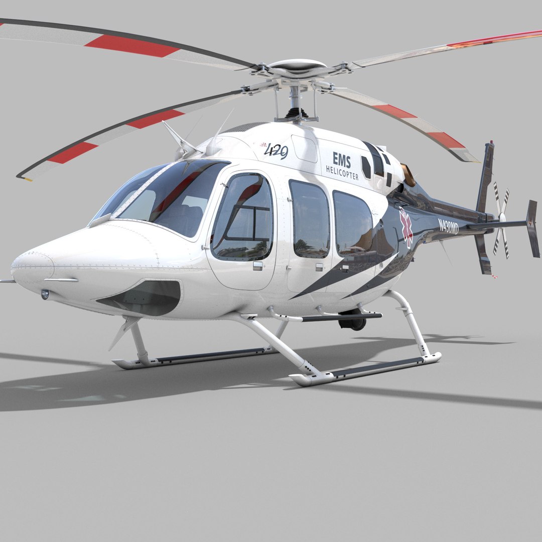 3d Model Bell 429 Ems