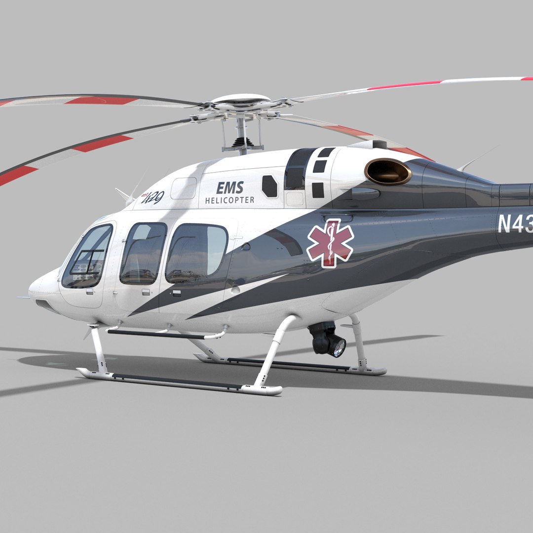 3d Model Bell 429 Ems