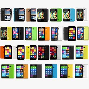 Download Free & Premium Nokia Lumia Icon 3D Models | TurboSquid