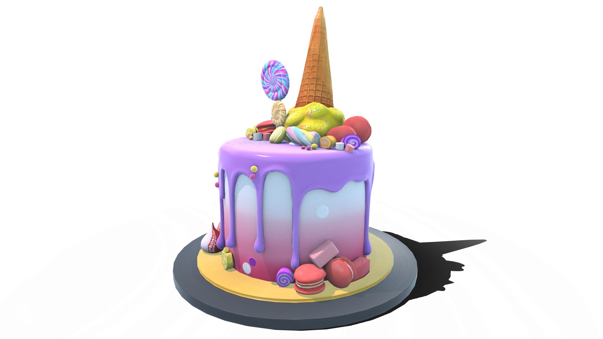 3D Cake - TurboSquid 2012763