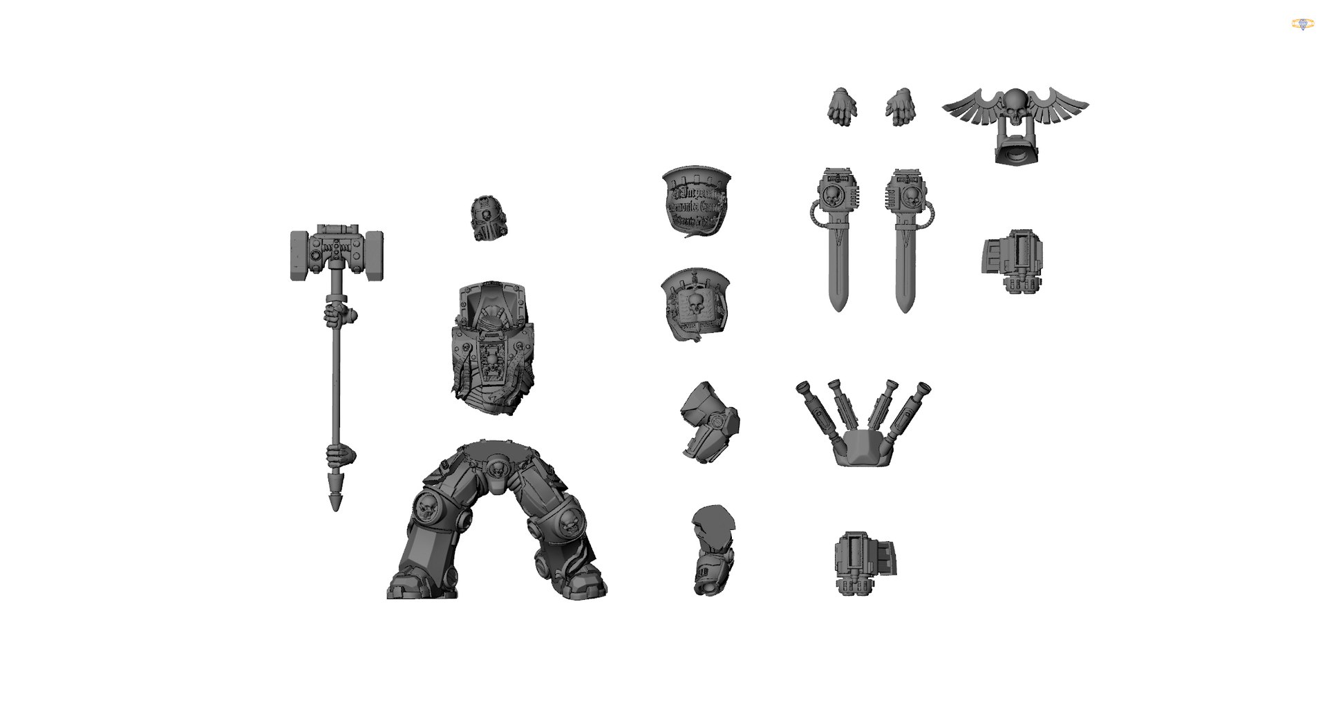3D GREY KNIGHT TERMINATOR 2 - TurboSquid 2245667
