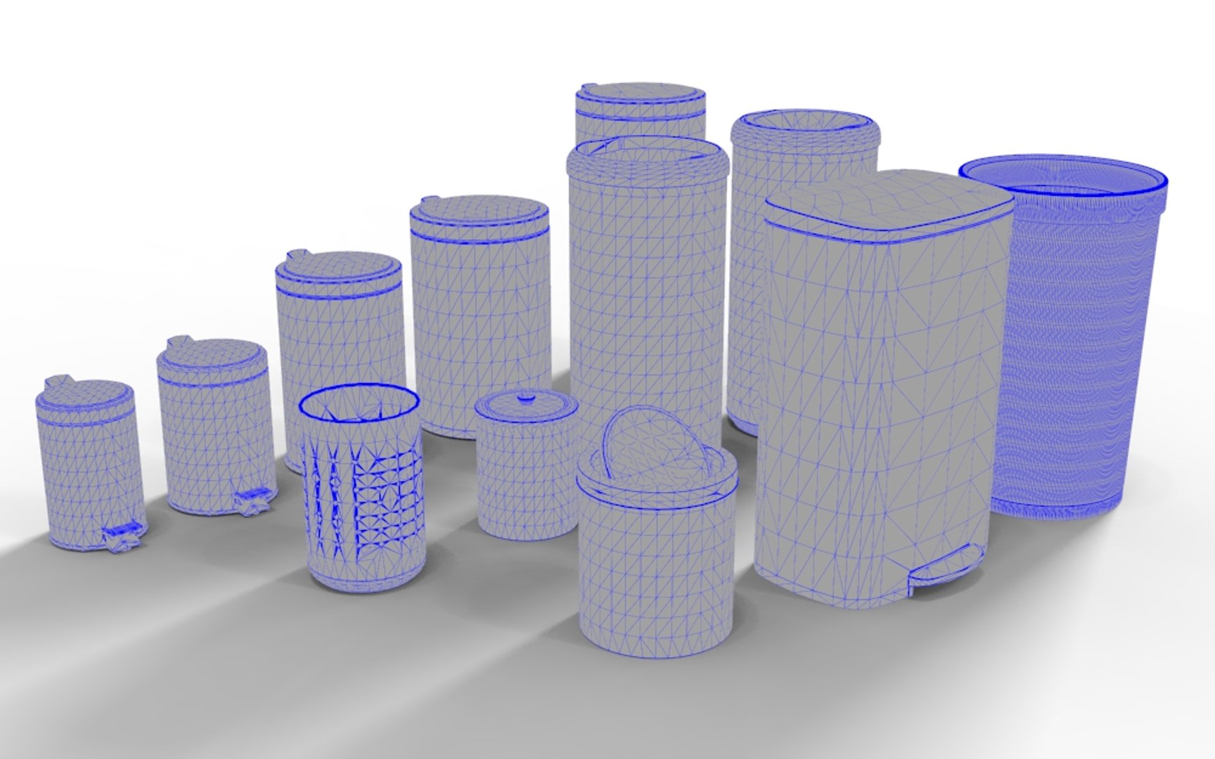 3D Trash Bin Model - TurboSquid 1531314