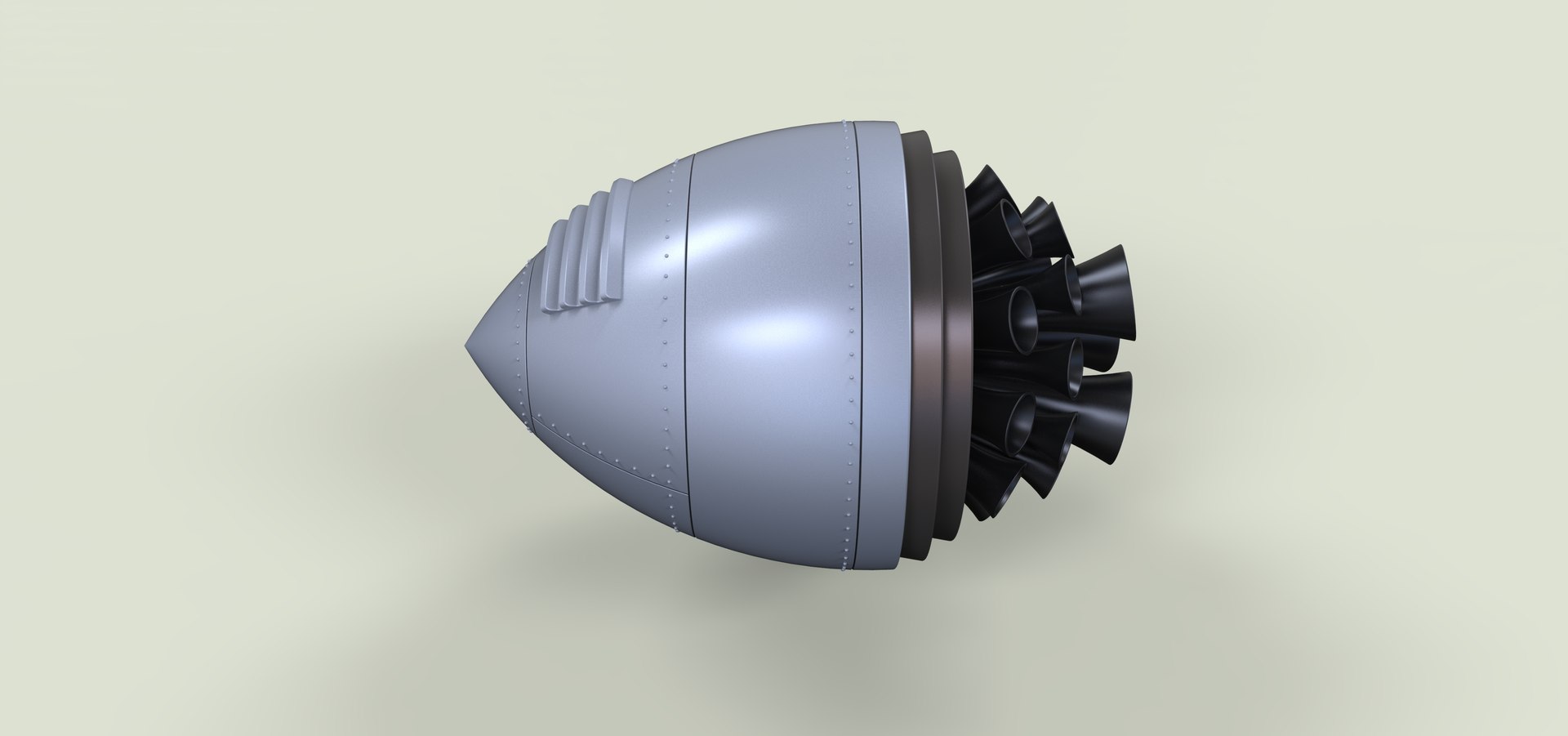Engine fantasy rocket 3D model - TurboSquid 1351689