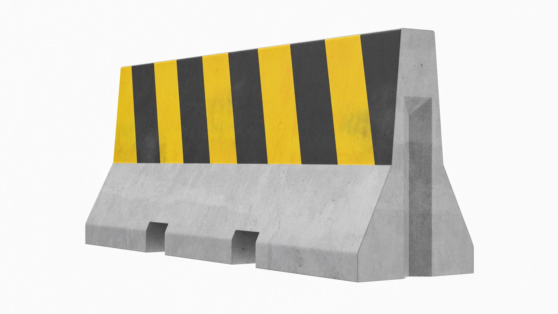 3D Concrete Traffic Barrier 01 - TurboSquid 2069824