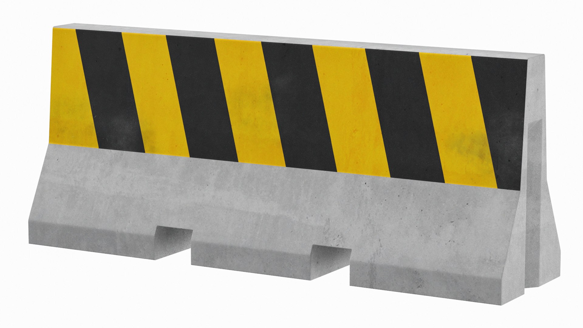 3D Concrete Traffic Barrier 01 - TurboSquid 2069824