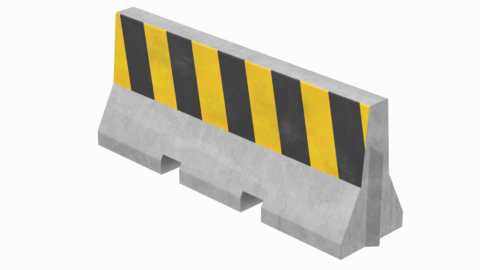 3D Concrete Traffic Barrier 01 - TurboSquid 2069824