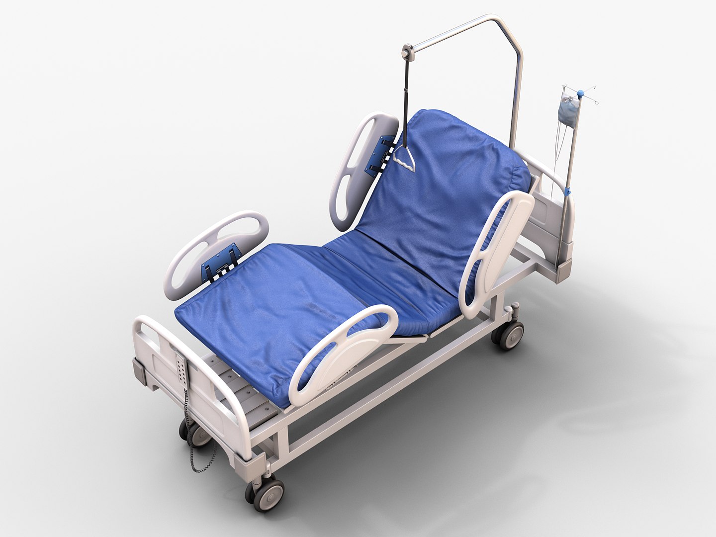 3D Hospital Bed Model - TurboSquid 1365944