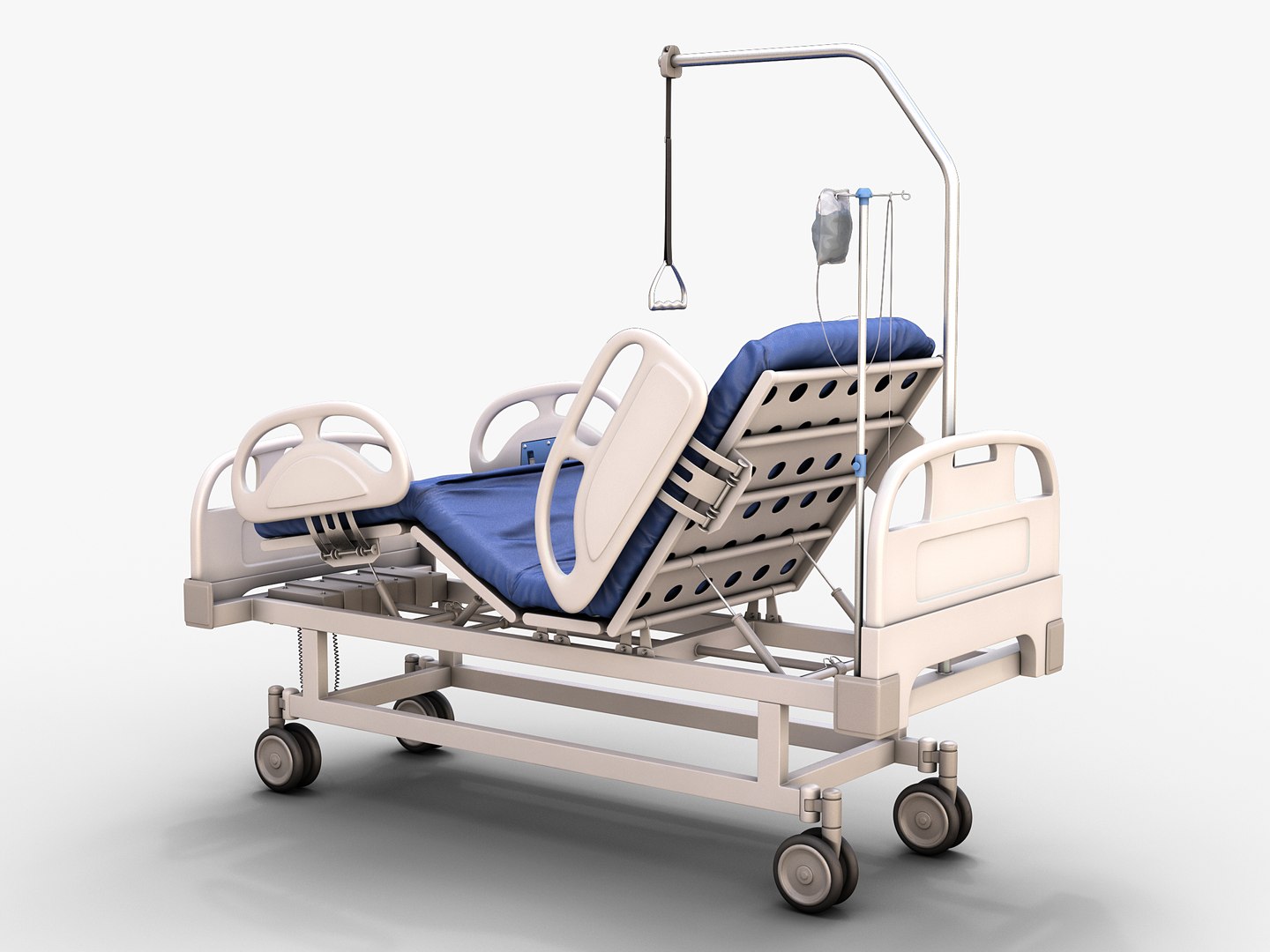 3D Hospital Bed Model - TurboSquid 1365944