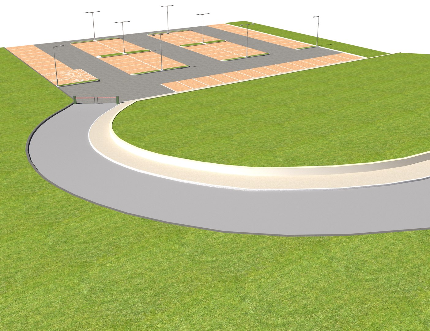 Car Park 3D Model - TurboSquid 1185927