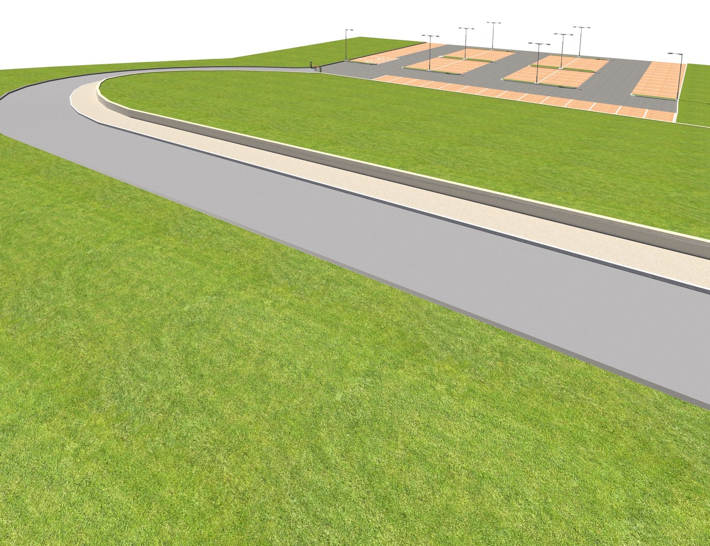 Car Park 3D Model - TurboSquid 1185927