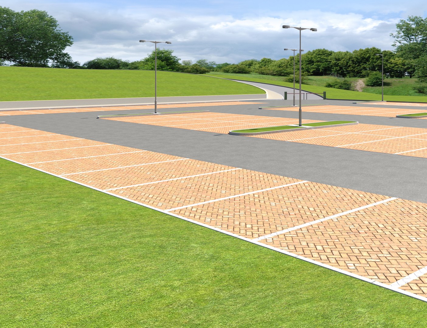 Car Park 3D Model - TurboSquid 1185927