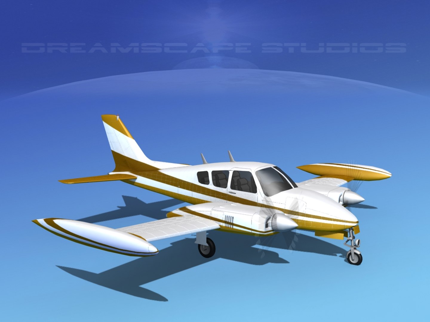 3D cockpit cessna 320 - TurboSquid 1165220