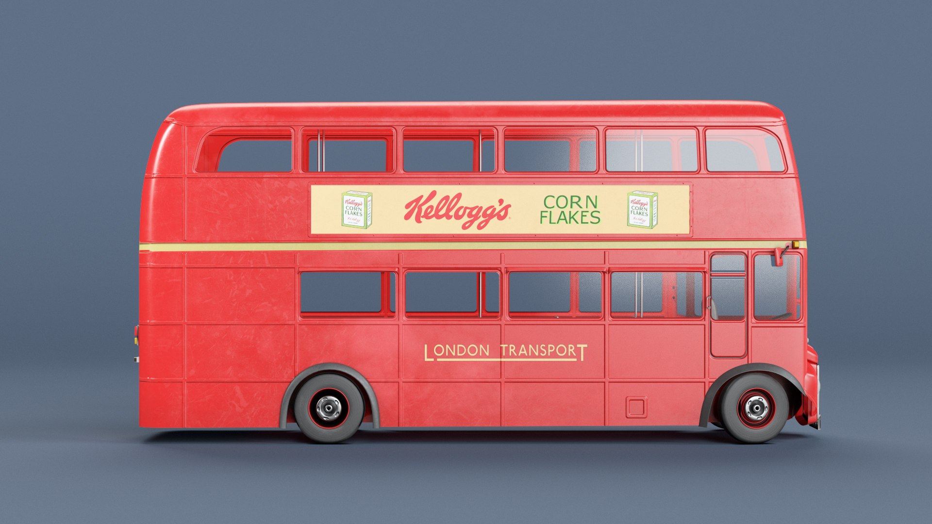 3D Model London Routemaster Bus - TurboSquid 1522586