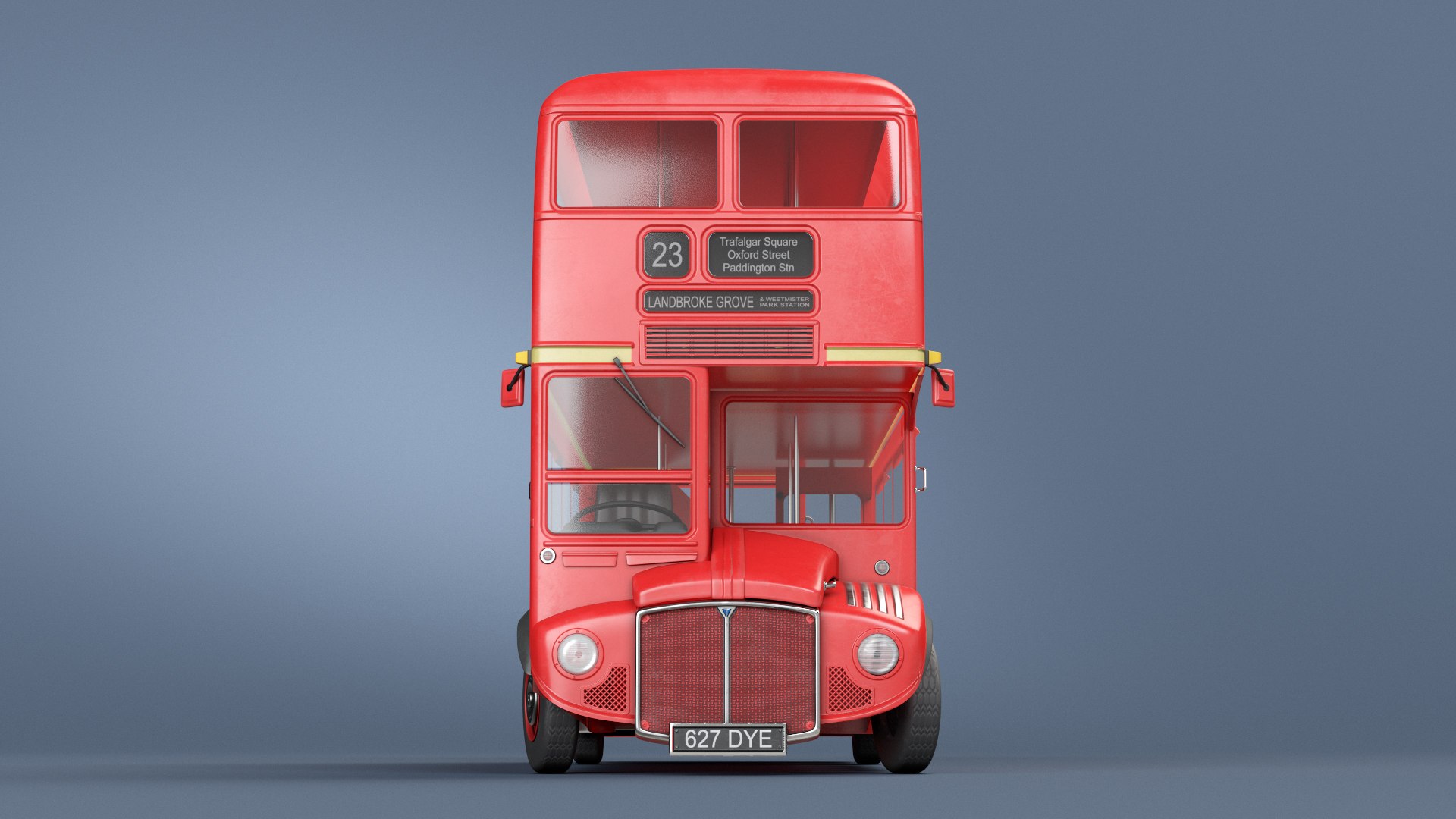 3D Model London Routemaster Bus - TurboSquid 1522586