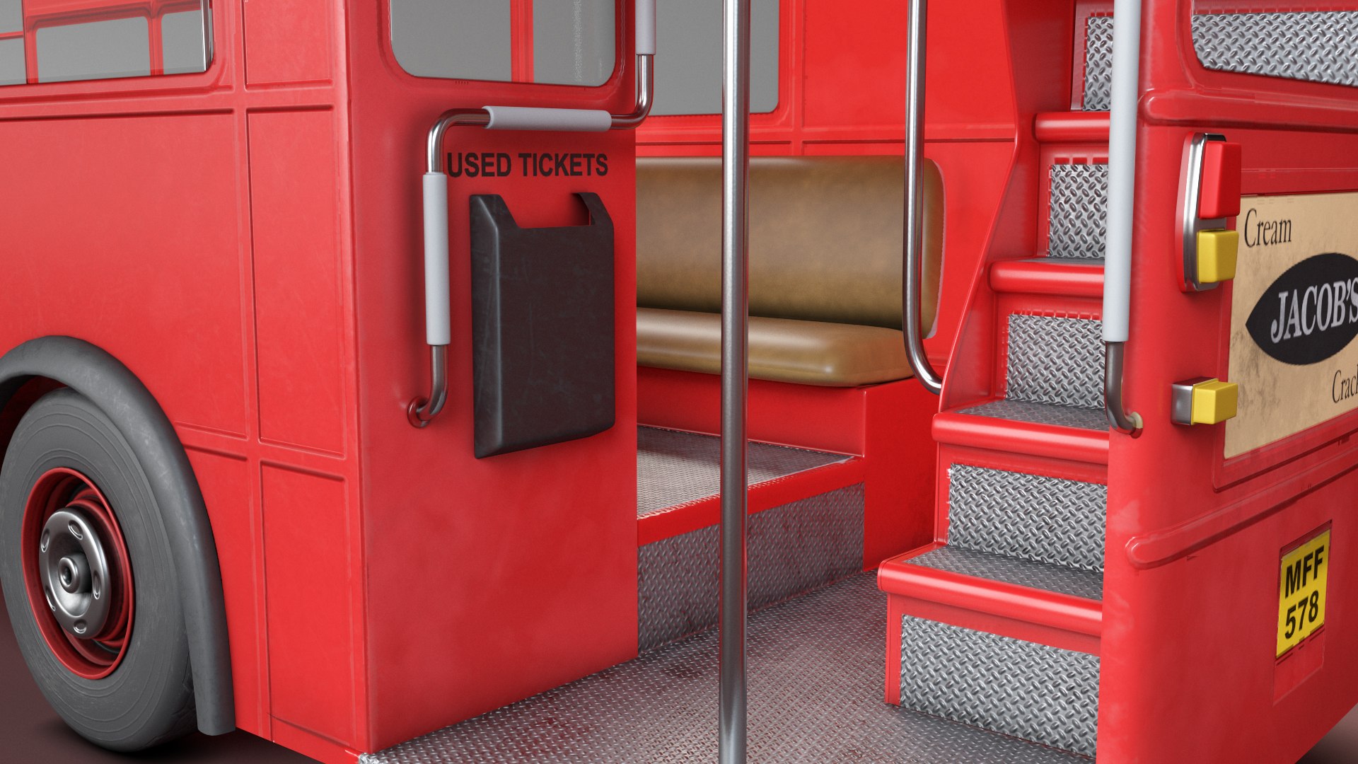3D Model London Routemaster Bus - TurboSquid 1522586