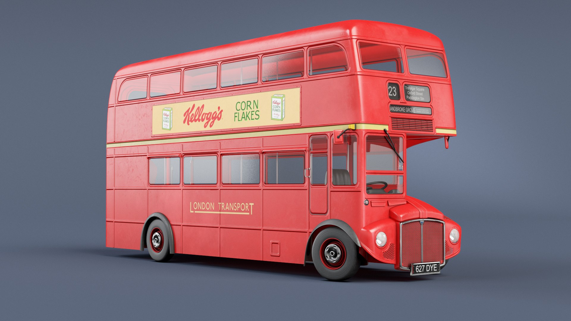 3D Model London Routemaster Bus - TurboSquid 1522586