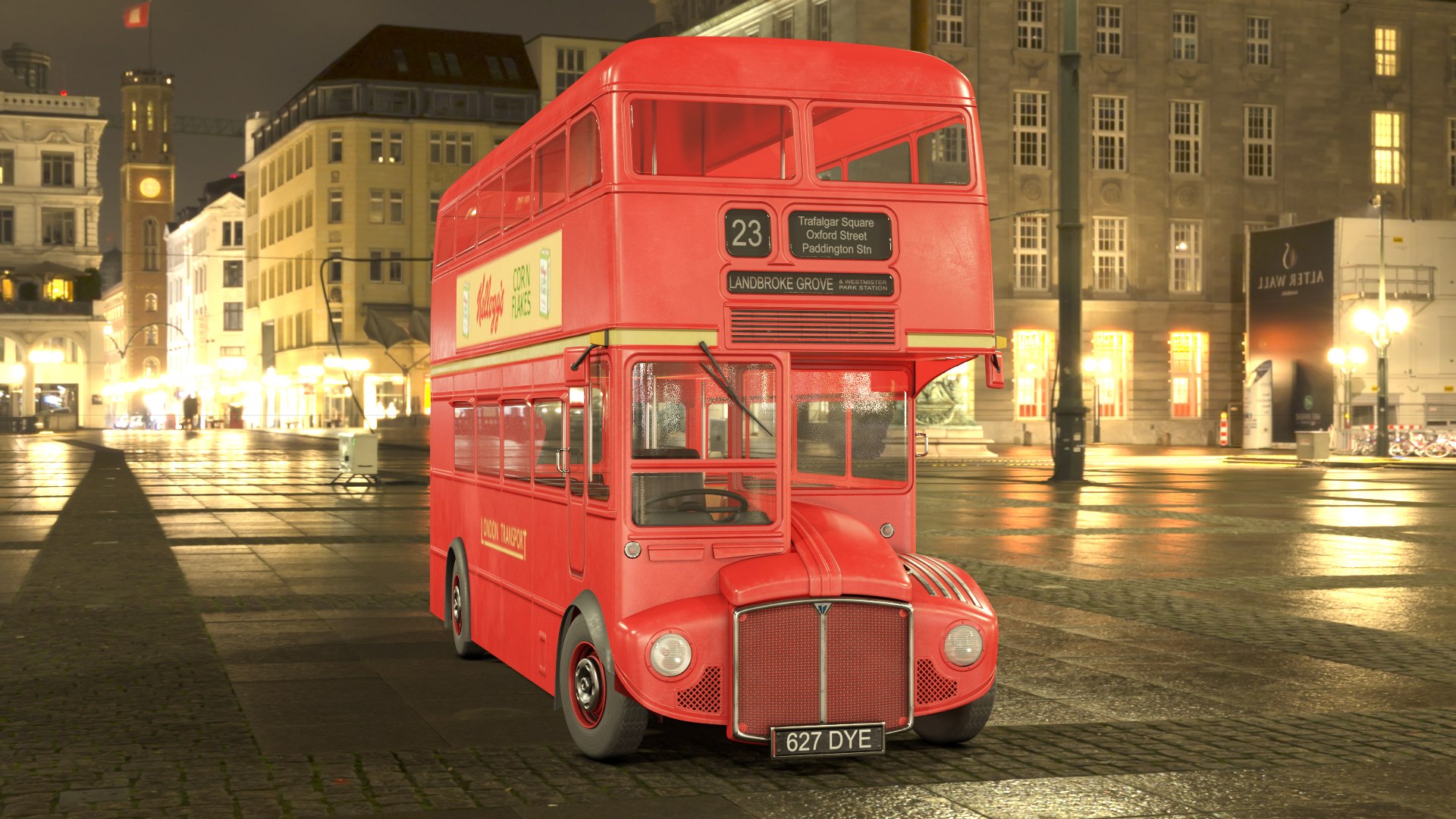 3D Model London Routemaster Bus - TurboSquid 1522586