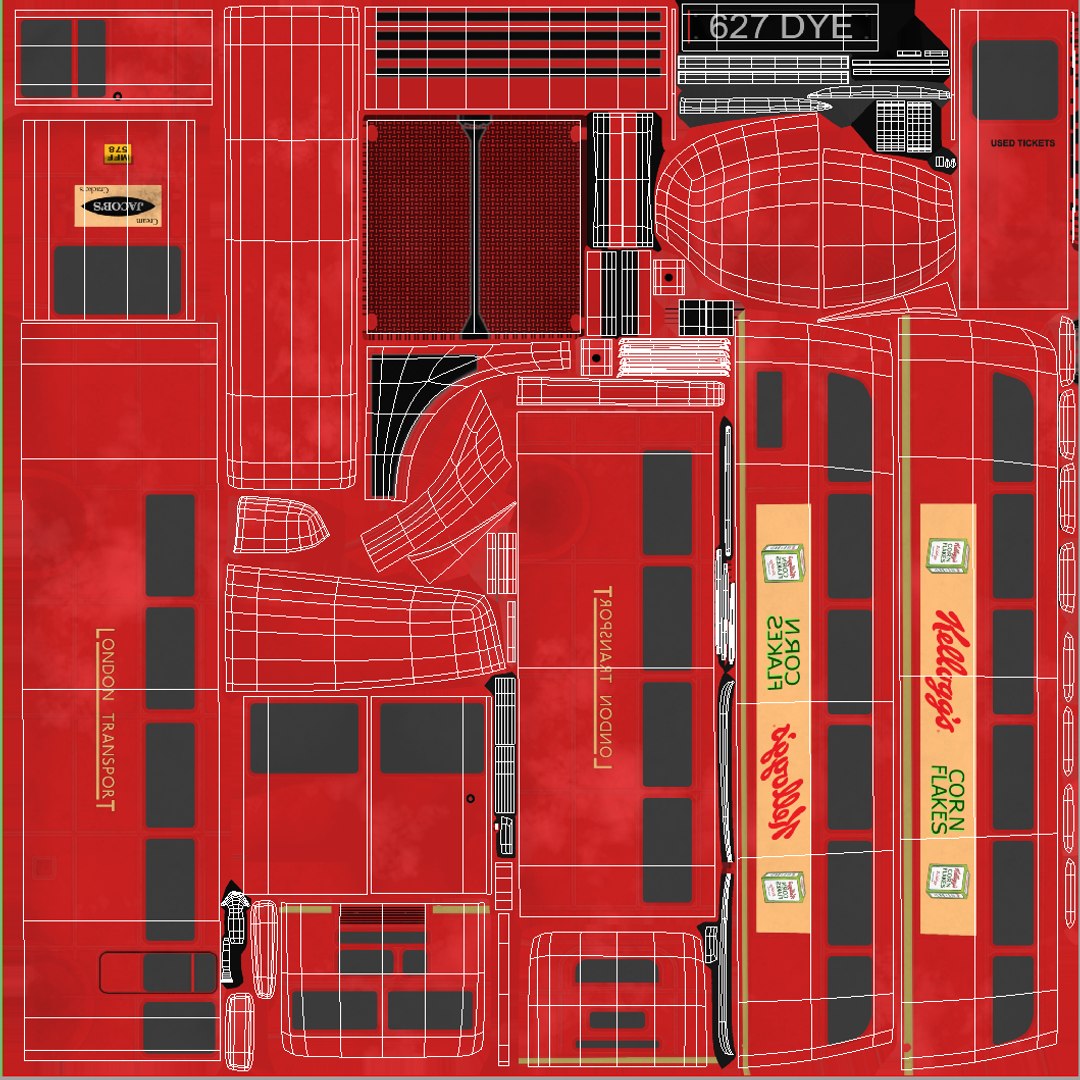 3D Model London Routemaster Bus - TurboSquid 1522586