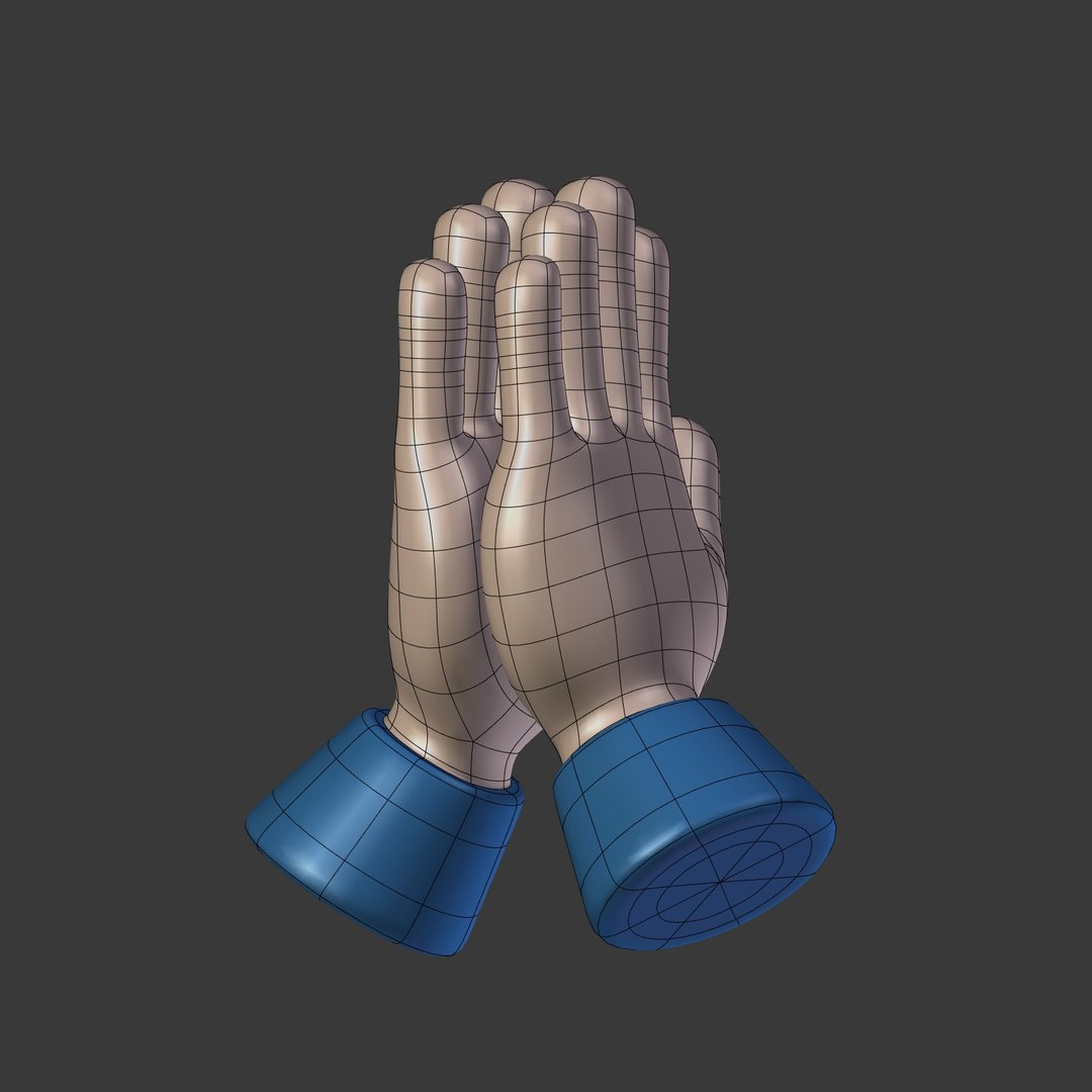Cartoon Hand 3D Model - TurboSquid 1587881