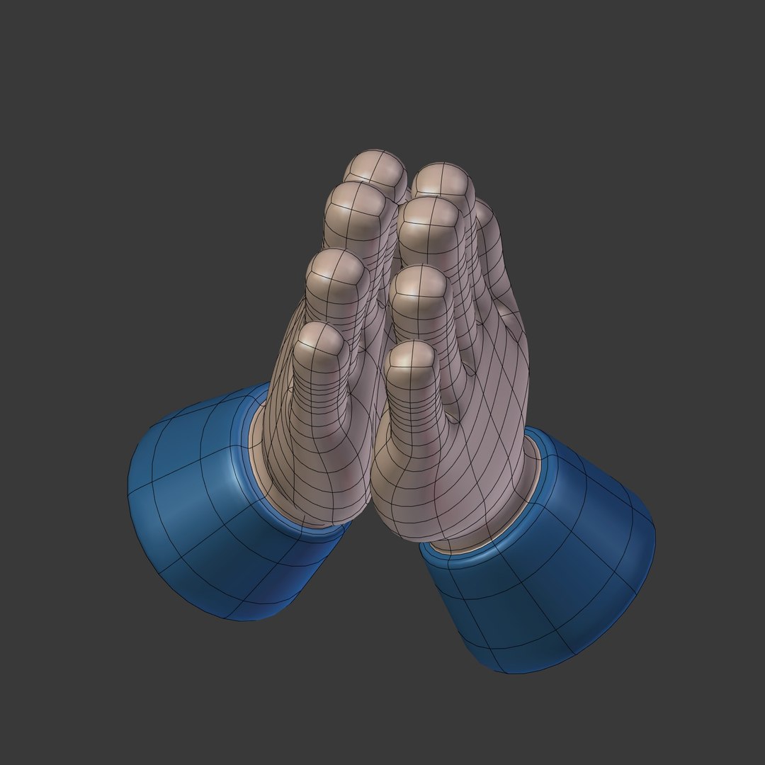 Cartoon Hand 3D Model - TurboSquid 1587881
