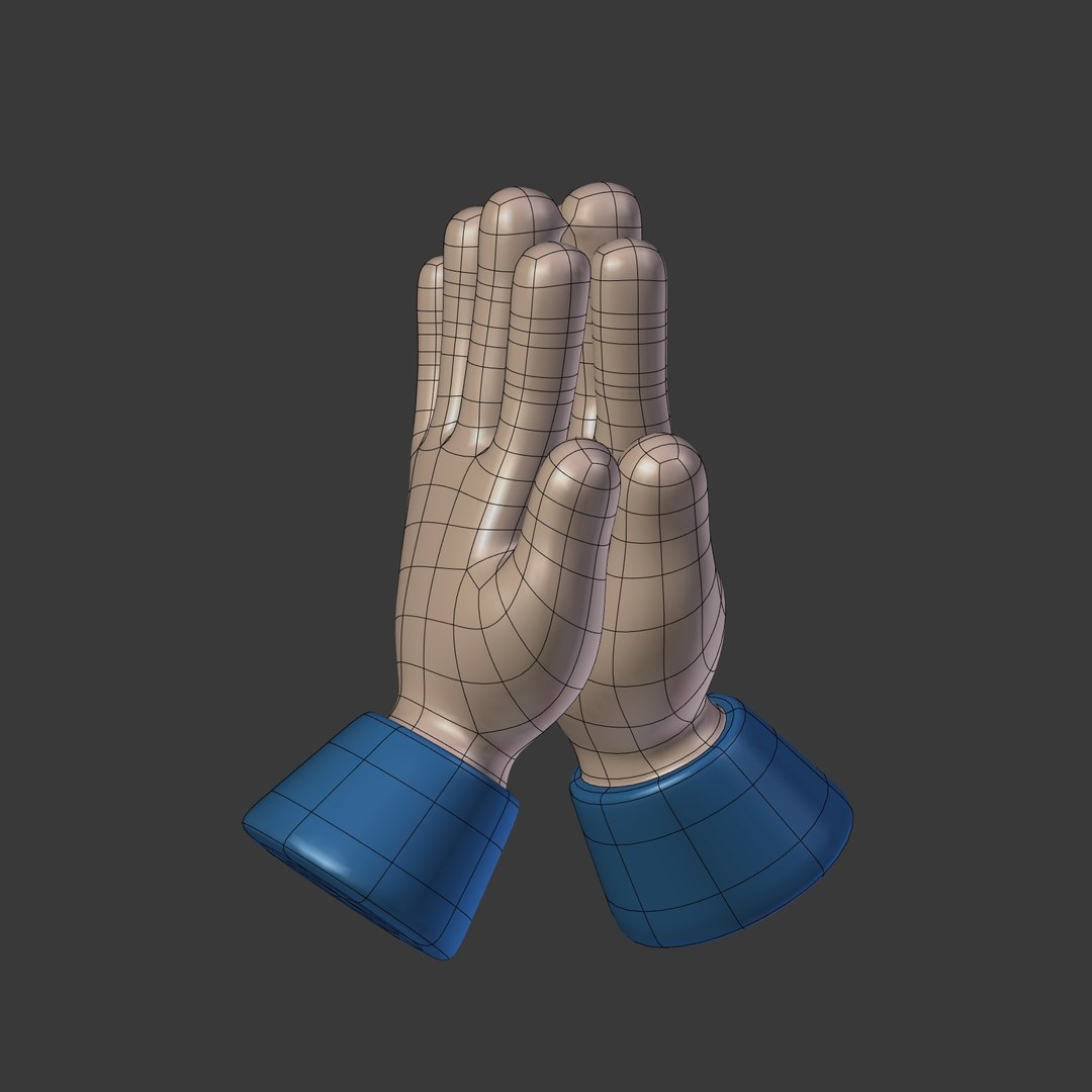 Cartoon Hand 3D Model - TurboSquid 1587881