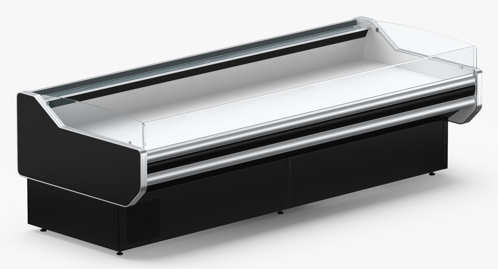 Horizontal Refrigerator Display Large Freezer Open 3D Model ...