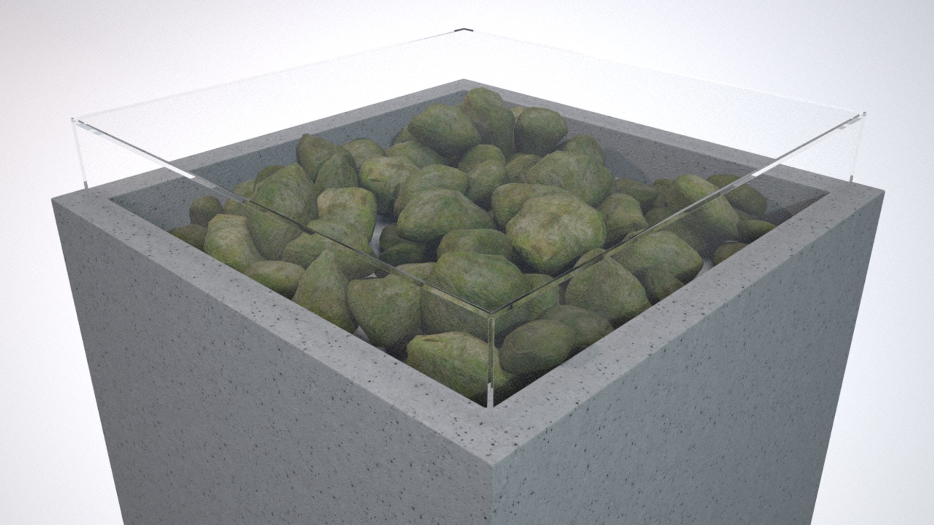 Decorative Granite Blocks 3D Model - TurboSquid 1346004