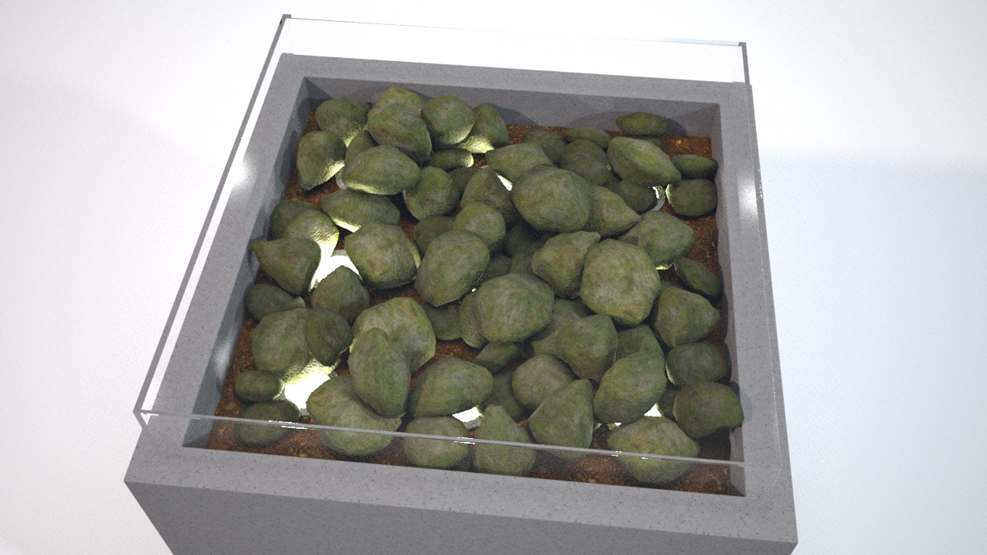 Decorative Granite Blocks 3D Model - TurboSquid 1346004