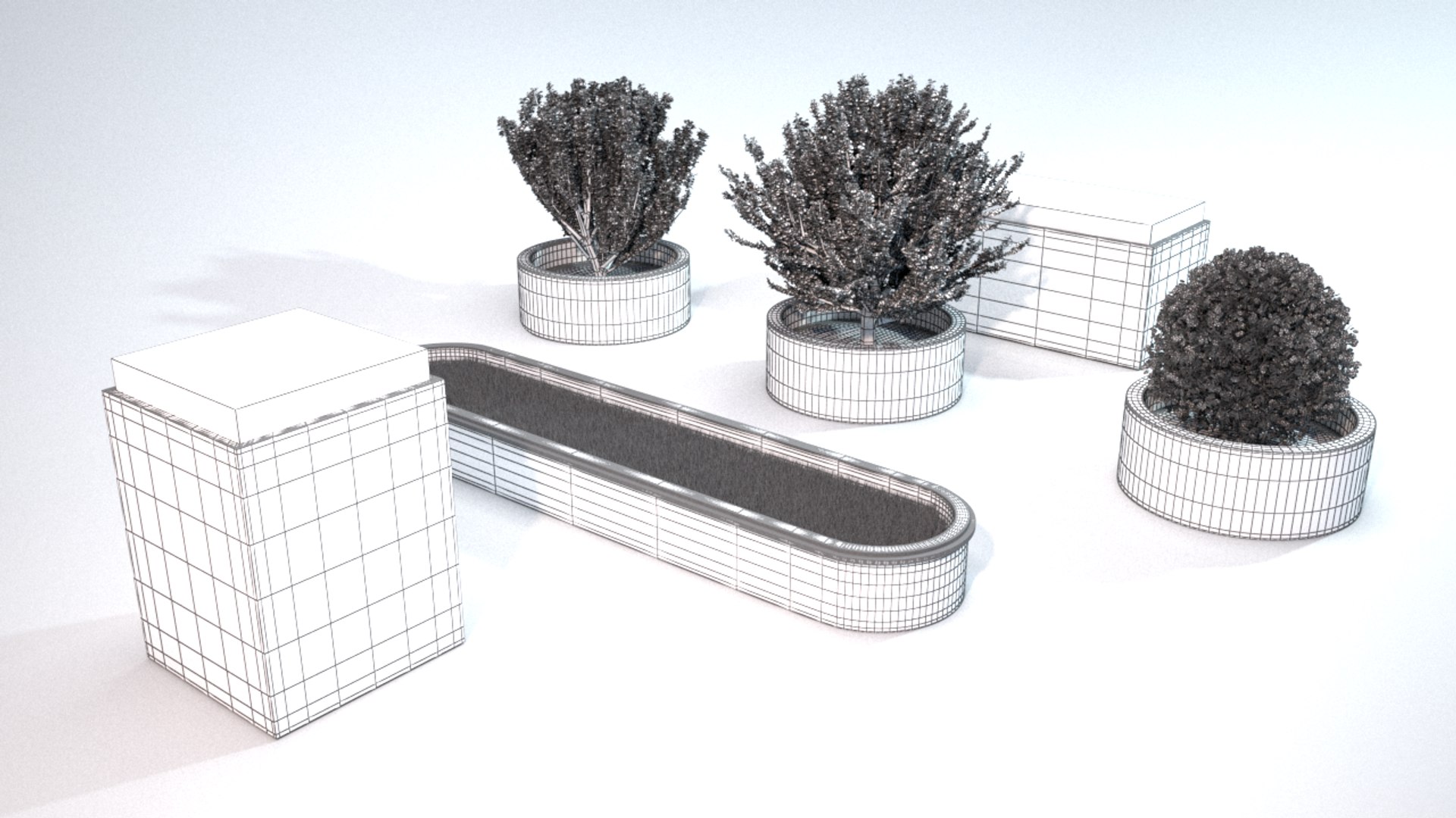 Decorative Granite Blocks 3D Model - TurboSquid 1346004