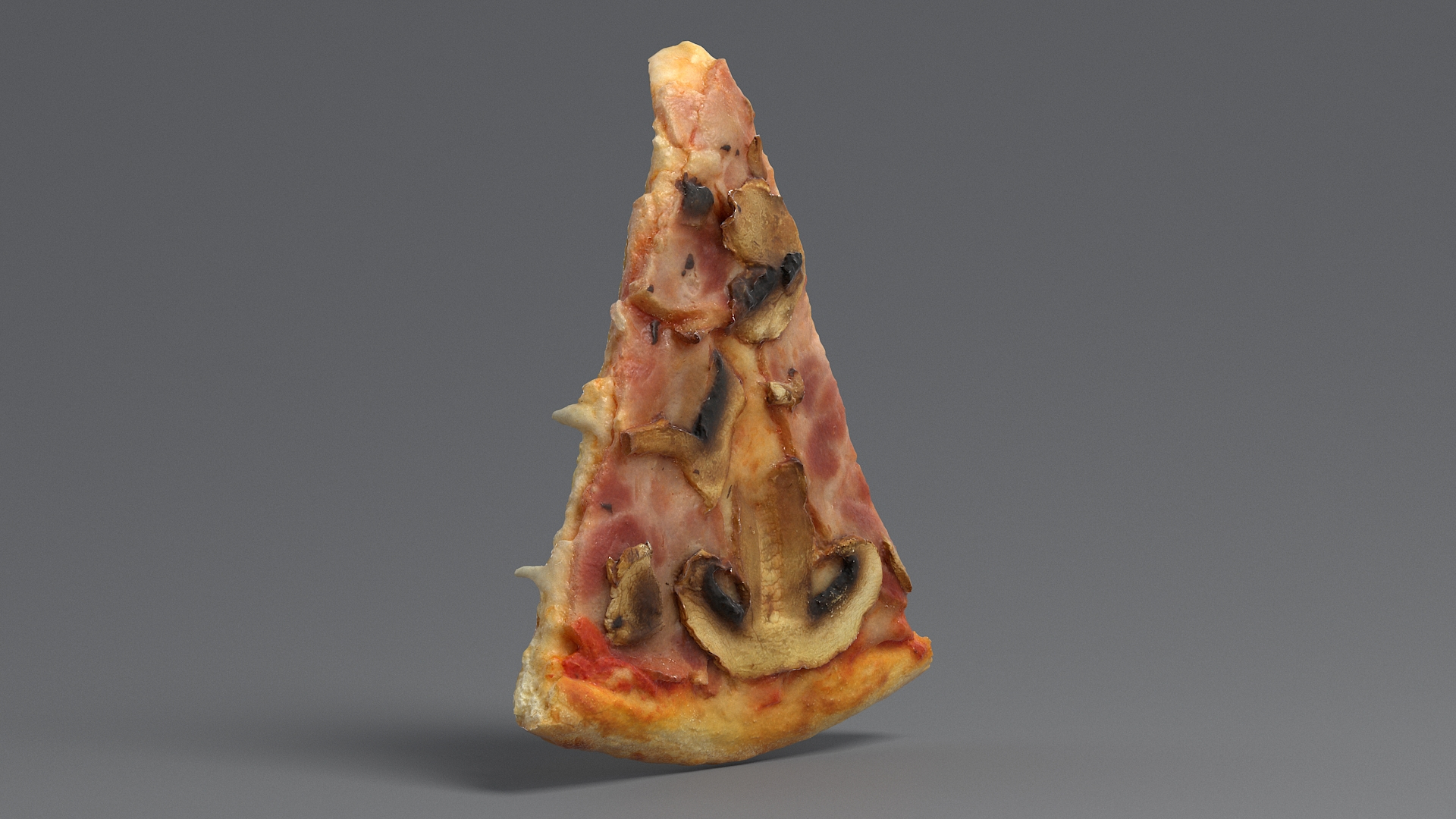 3D Realistic Pizza Piece 4 Model - TurboSquid 1810977