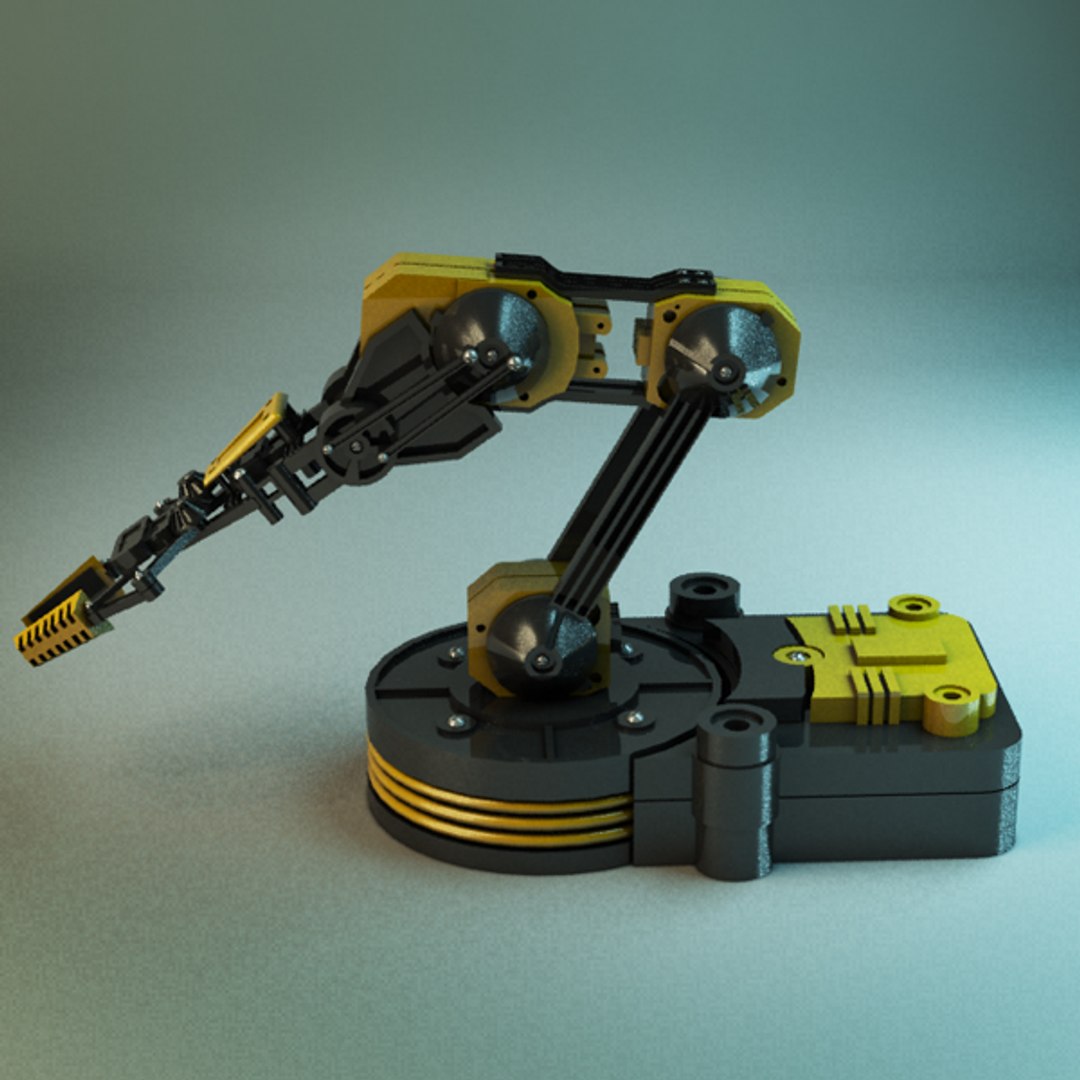 3ds Max Robot Arm Mechanical