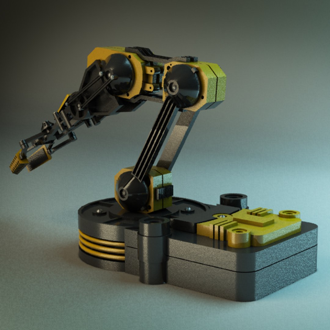 3ds Max Robot Arm Mechanical