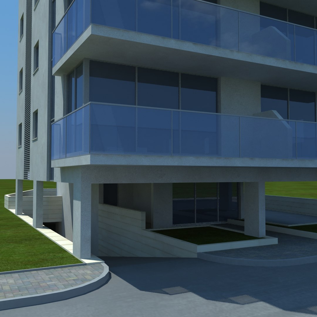 Buildings 1 3d Obj