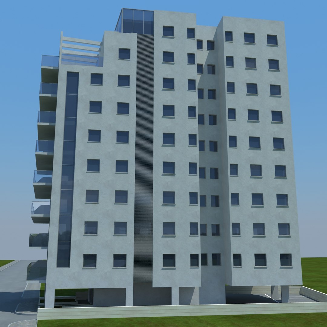 Buildings 1 3d Obj