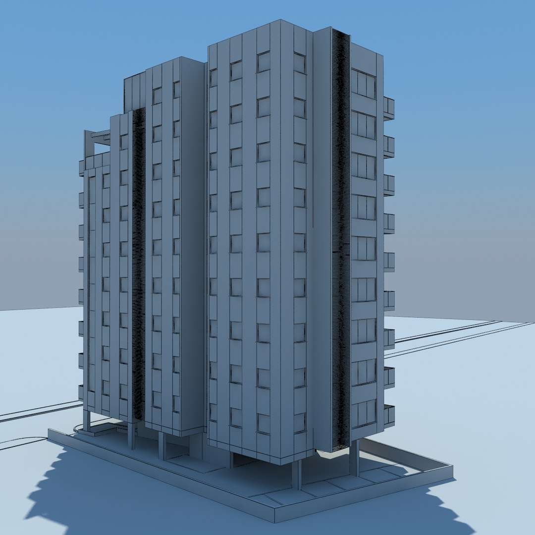 Buildings 1 3d Obj