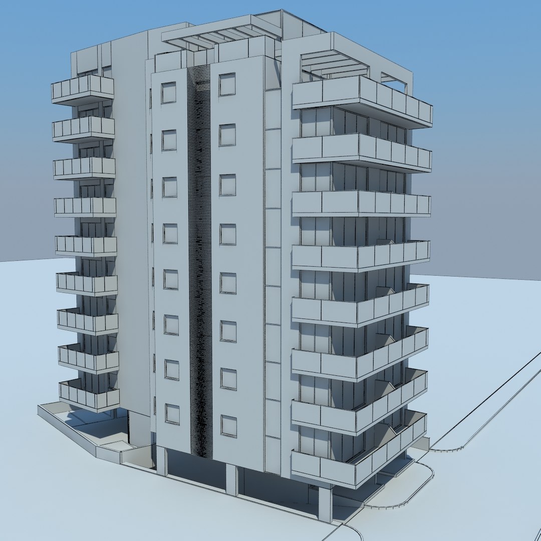Buildings 1 3d Obj