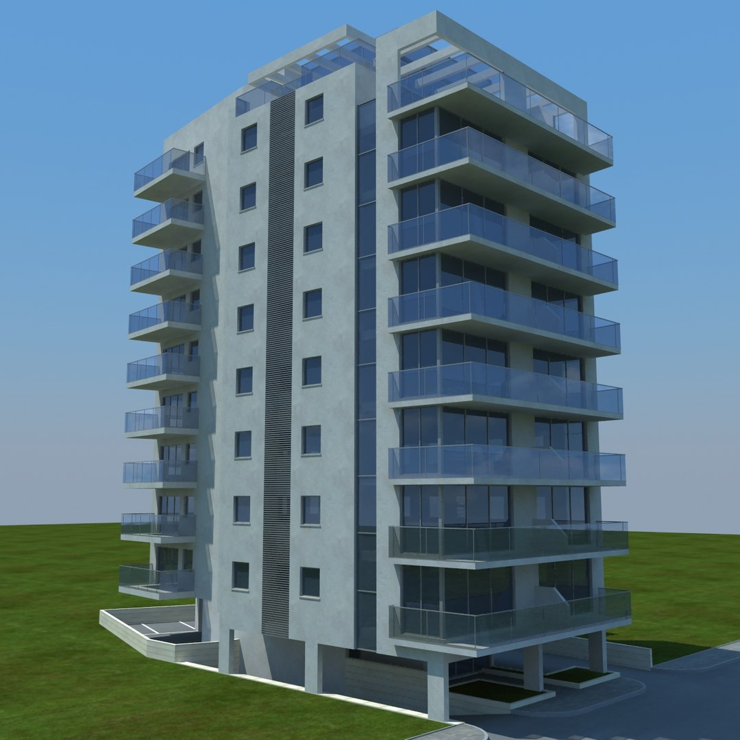 Buildings 1 3d Obj