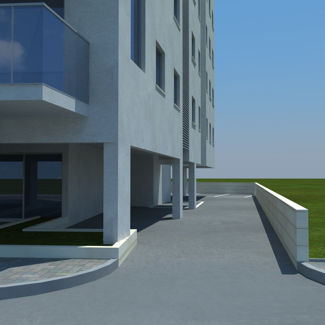 Buildings 1 3d Obj